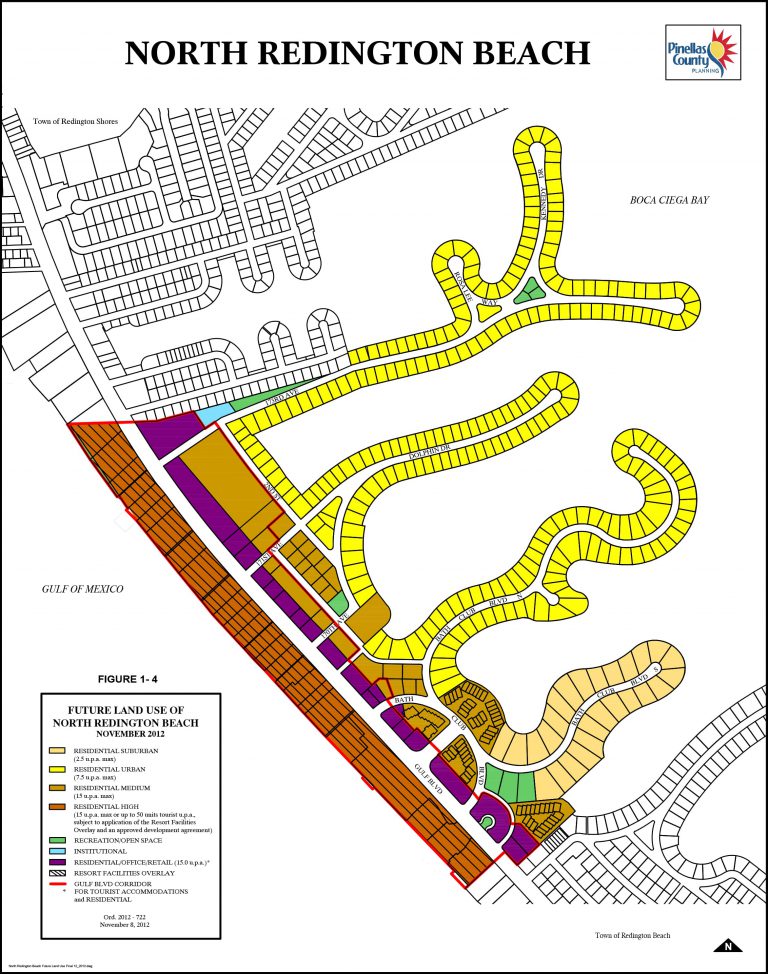 Land Use Map - North Redington Beach Florida